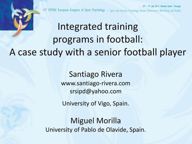 Integrated training programs in football | PPTX | Soccer | Sports