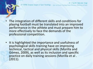 Integrated training programs in football | PPTX