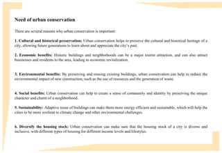 Integrated Urban Conservation, MURP.pptx