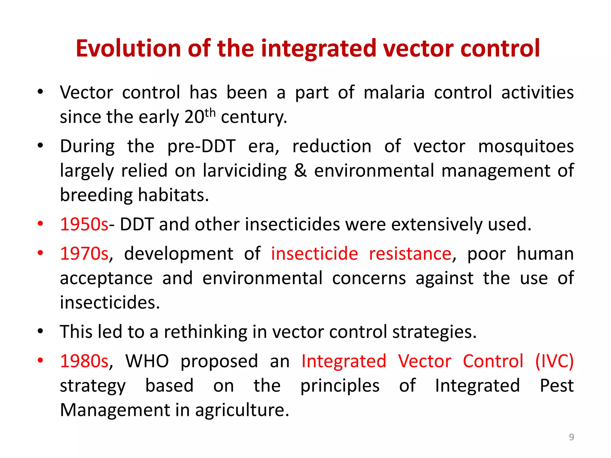 Integrated vector control approach Dr Kulrajat Bhasin. | PPTX