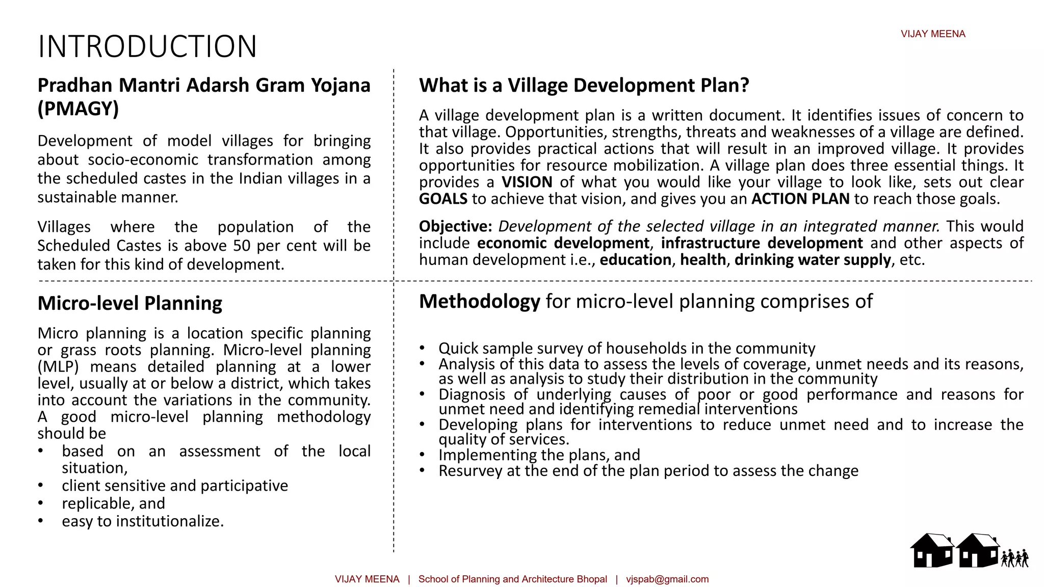 Integrated Village Development Plan | Case study: Kagalabamori Village ...