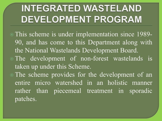 Integrated waste land development program | PPTX | Landscaping | Home ...