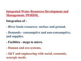 Integrated watershed management | PPT