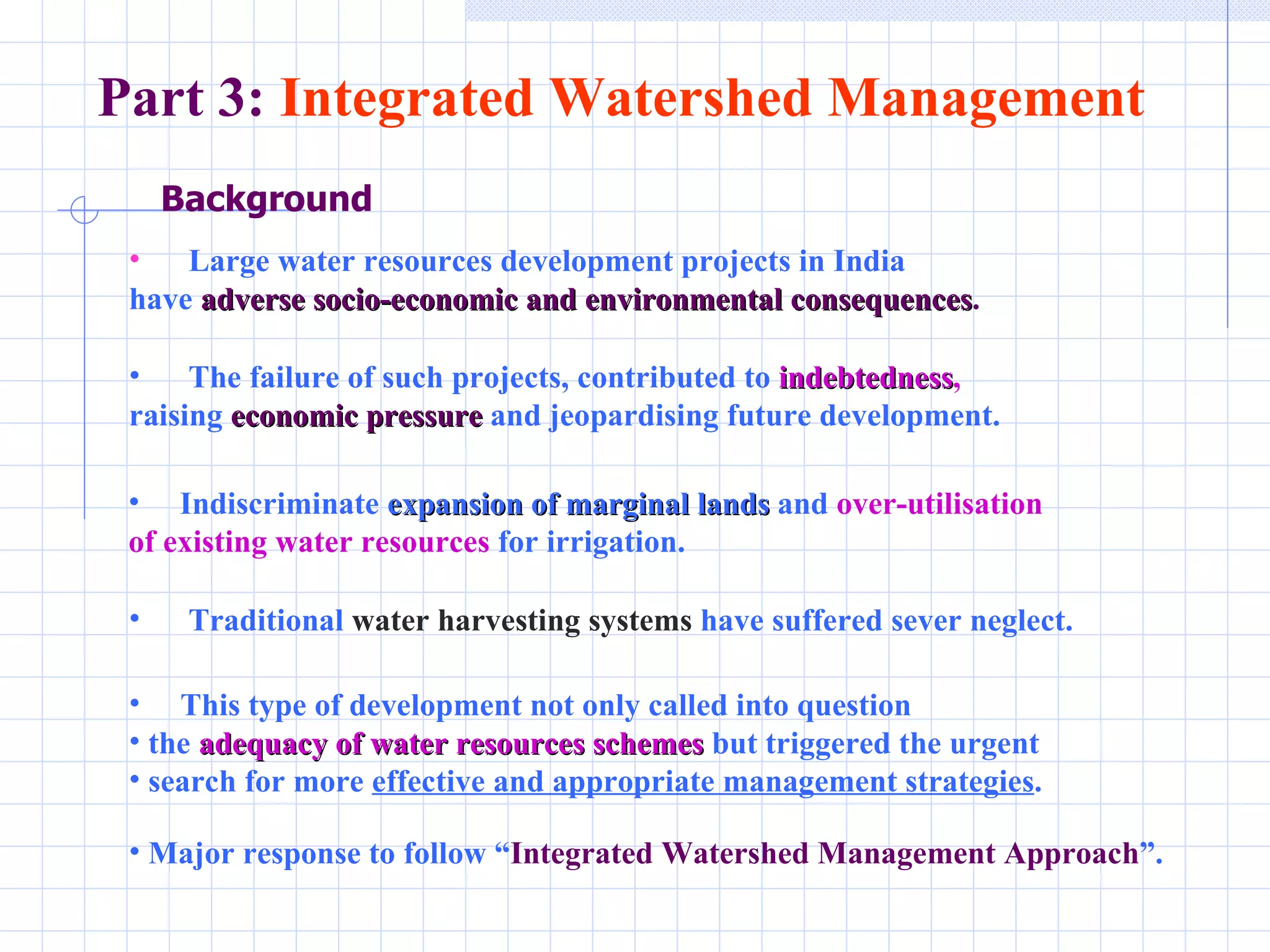 Integrated watershed managment | PPT