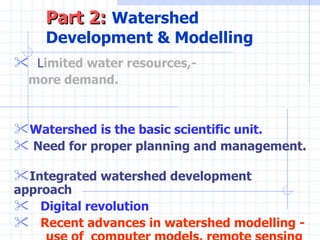 Integrated watershed managment | PPT