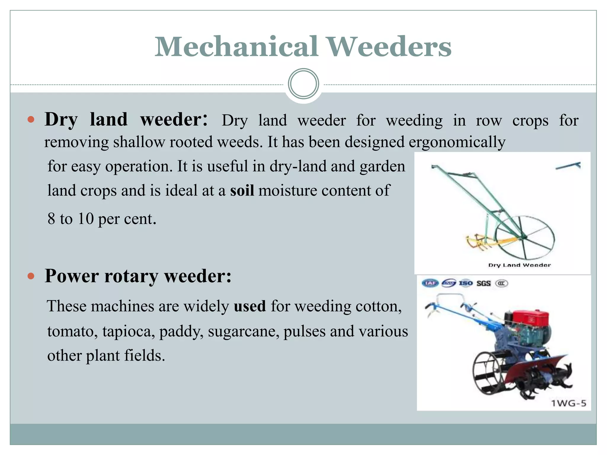 Integrated weed management in crops. | PPTX