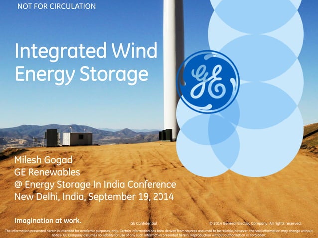 Integrated Wind Energy Storage | PDF | Data Storage and Warehousing ...