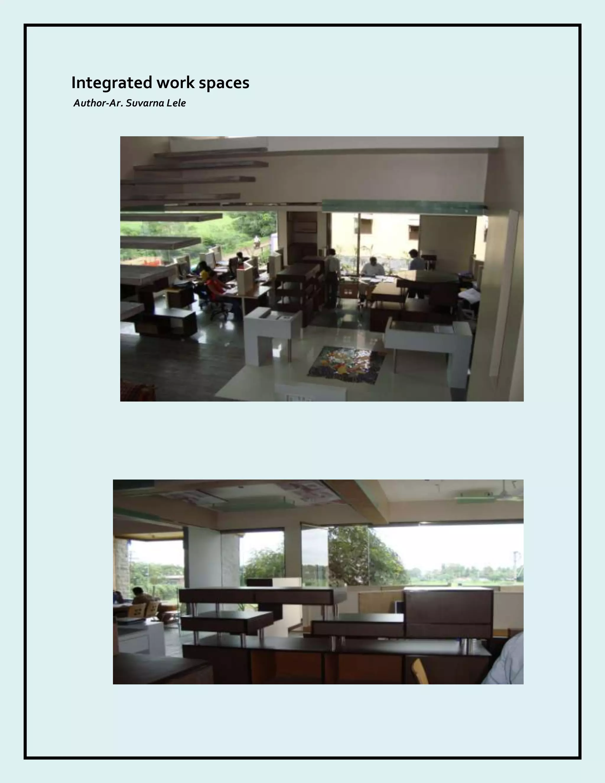 Integrated work spaces | DOCX