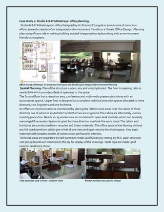 Integrated work spaces | DOCX | Indoor Environmental Quality | Home ...