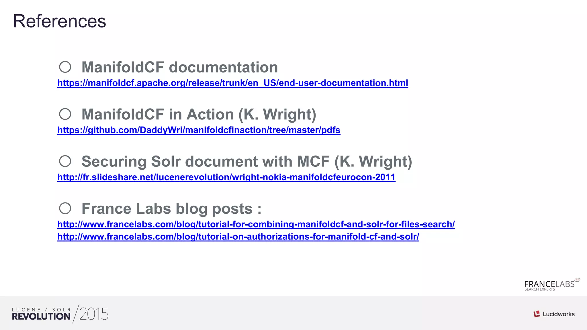 Integrate ManifoldCF with Solr | PPTX