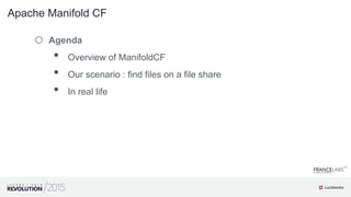 Integrate ManifoldCF with Solr | PPT