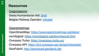 Integrate Openstreetmapdata in Your Organization | PDF