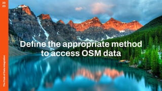 Integrate Openstreetmapdata in Your Organization | PDF