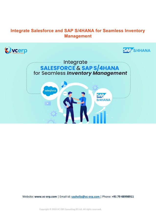 Integrate Salesforce and SAP S/4HANA for Seamless Inventory Management ...