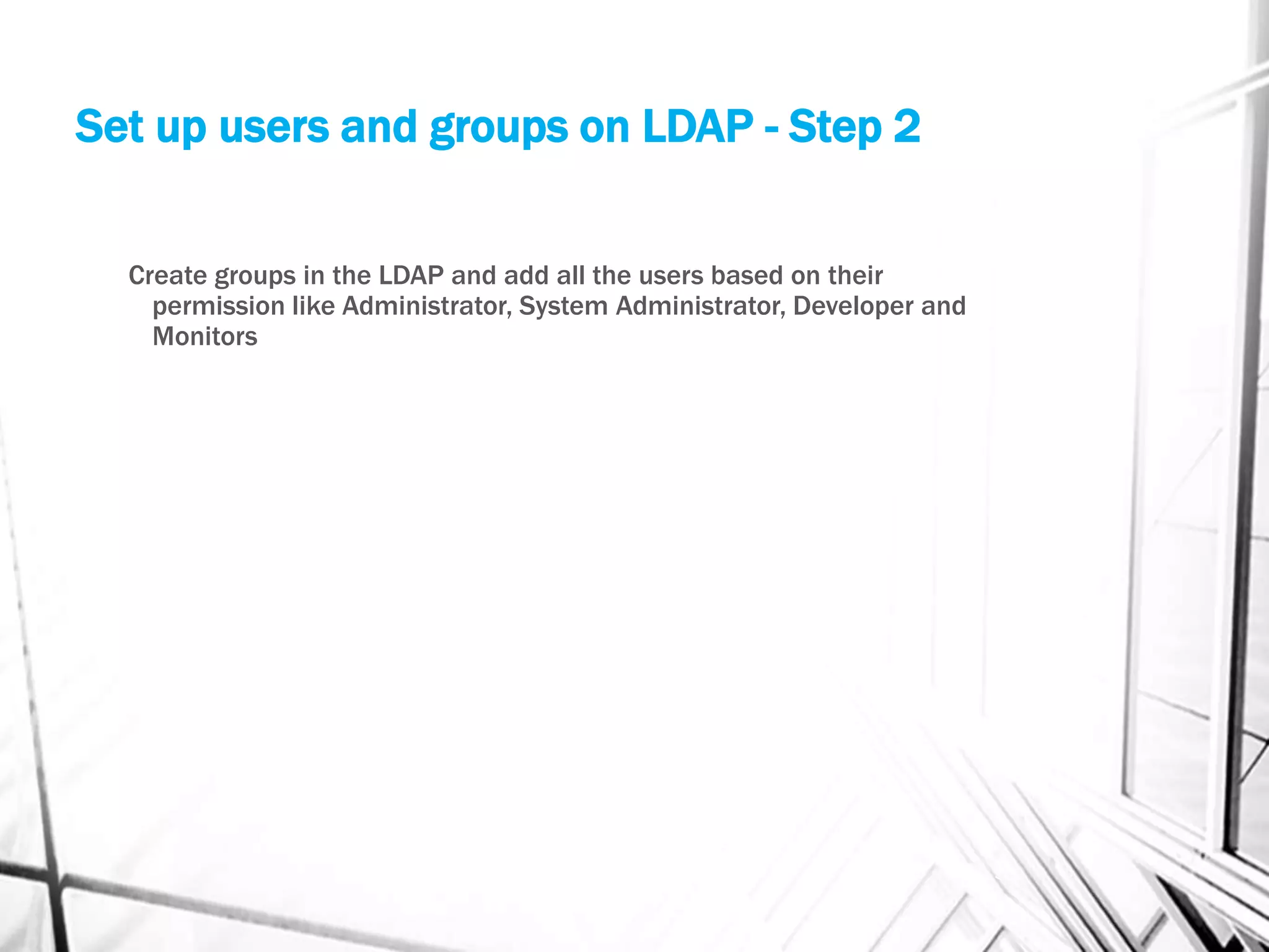 Integrate with ldap | PPT