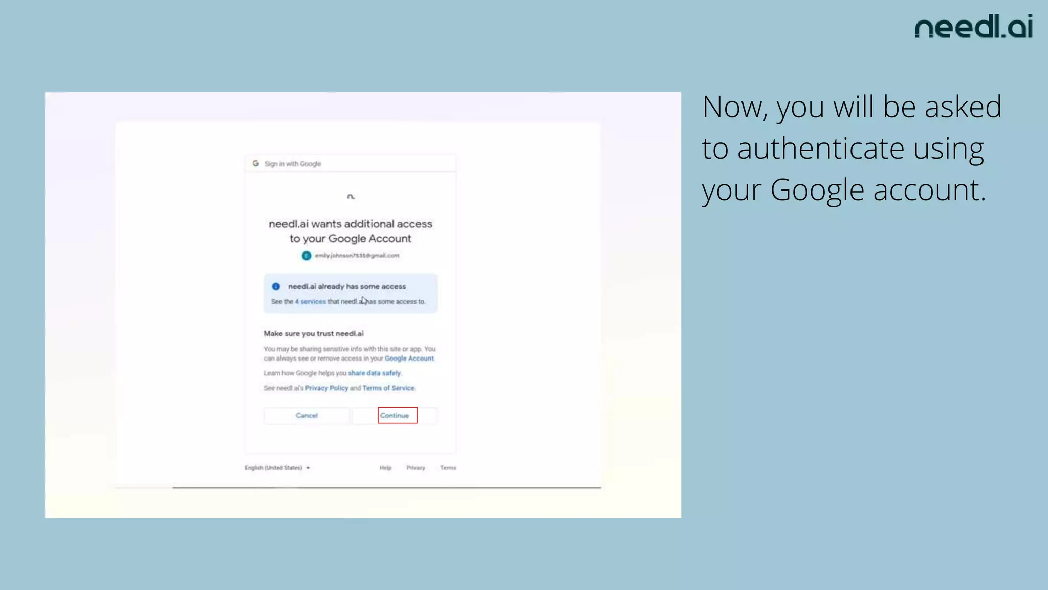 Integrate your Gmail with Needl | PPT