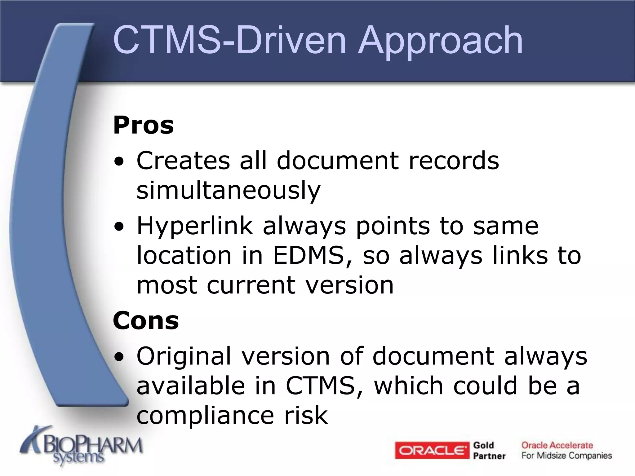 Integrating Your CTMS with Your EDMS | PPT