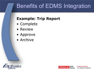 Integrating Your CTMS with Your EDMS | PPT