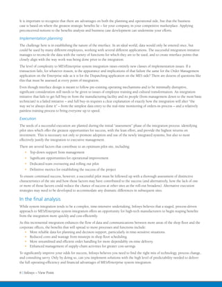 Infosys - Enterprise System Integration Software | White Paper | PDF