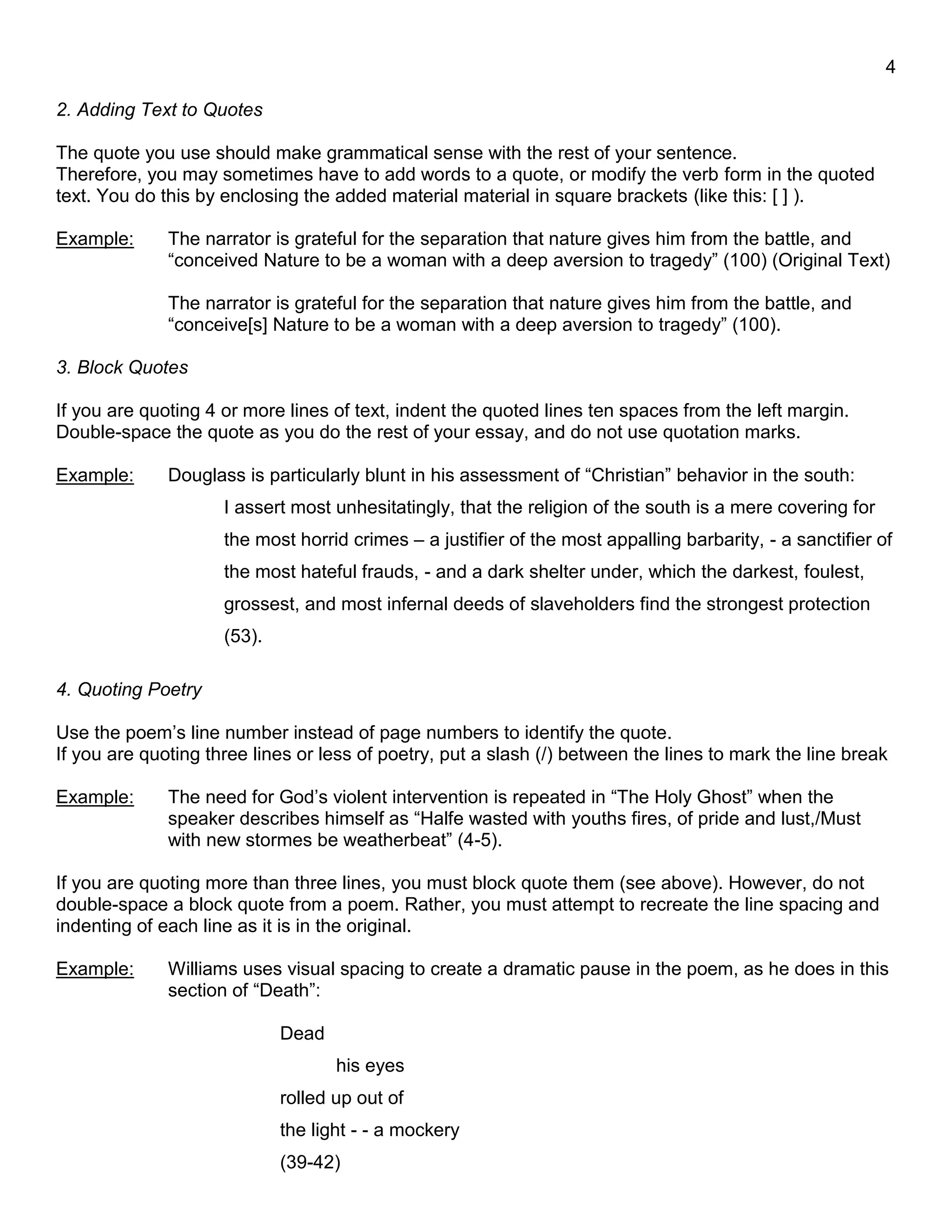 Integrating-Quotes For ESSAYS in ENGLISH | PDF