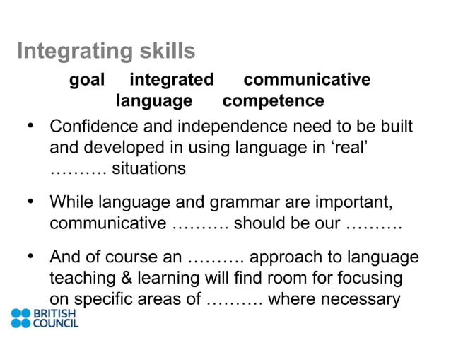 integrating-skills.ppt | Educational Assessment | Education