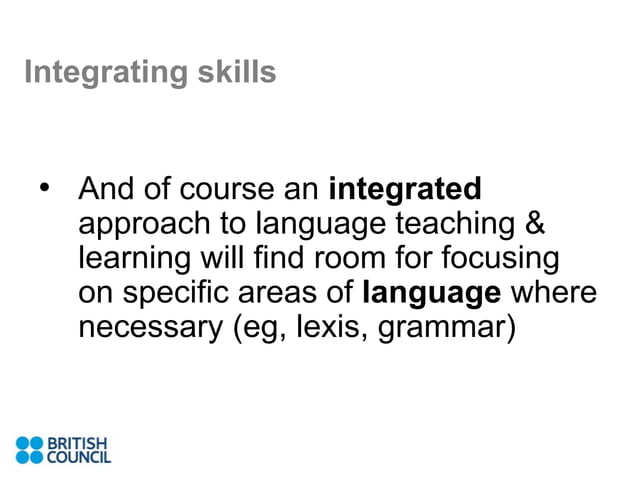 integrating-skills.ppt | Educational Assessment | Education
