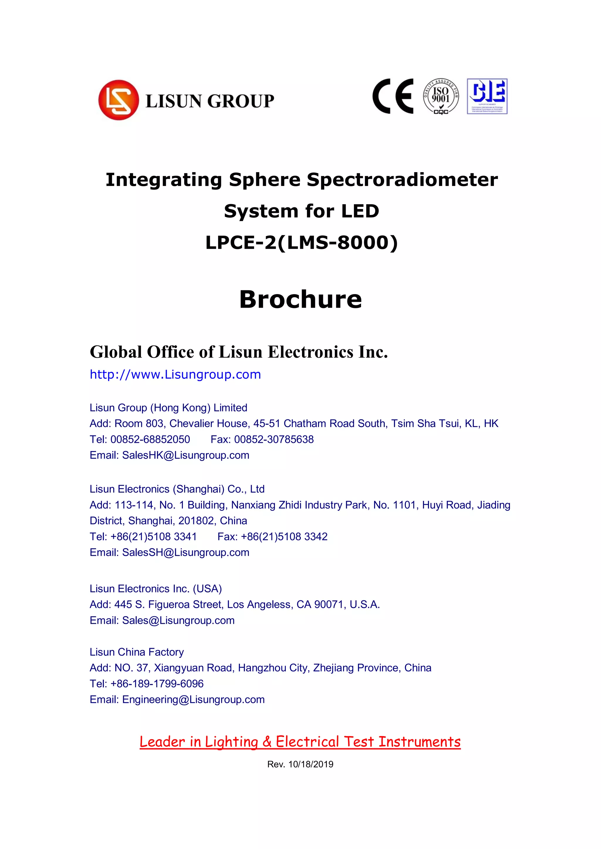 Integrating sphere-and-ccd-spectroradiometer-system | PDF