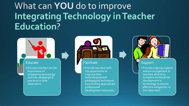 Integrating technology in teacher education