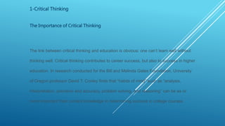 Integrating 4 cs into teaching | PPT