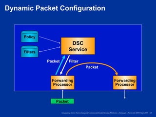 Integrating Active Networking and Commercial-Grade Routing Platforms | PPT | Programming ...