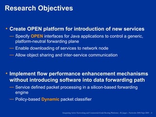 Integrating Active Networking and Commercial-Grade Routing Platforms | PPT | Programming ...