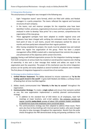 Integrating adidas | PDF