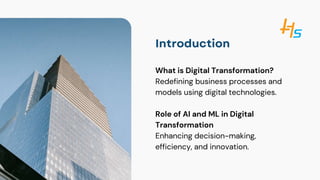 Integrating AI and Machine Learning in Digital Transformation.pptx