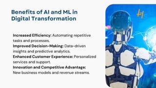 Integrating AI and Machine Learning in Digital Transformation.pptx