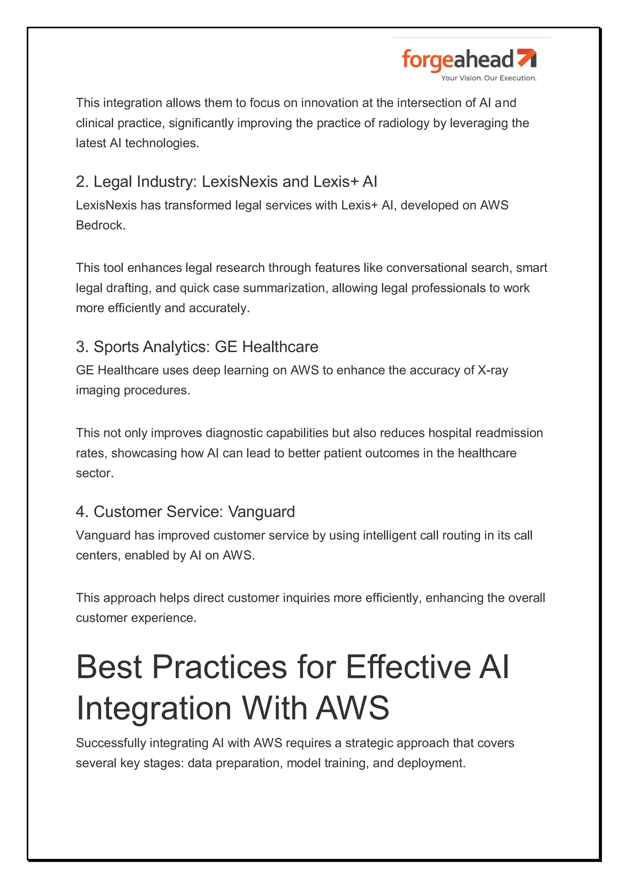 Unlocking Innovation: Integrating AI With AWS - Your Comprehensive ... Unlocking Innovation: Integrating AI With AWS - Your Comprehensive ...