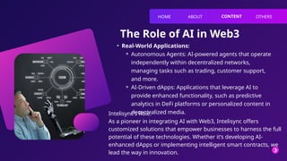 Integrating AI with Web3: The Next Big Revolution by Intelisync | PPT