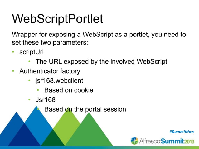 Integrating Alfresco with Portals | PPT