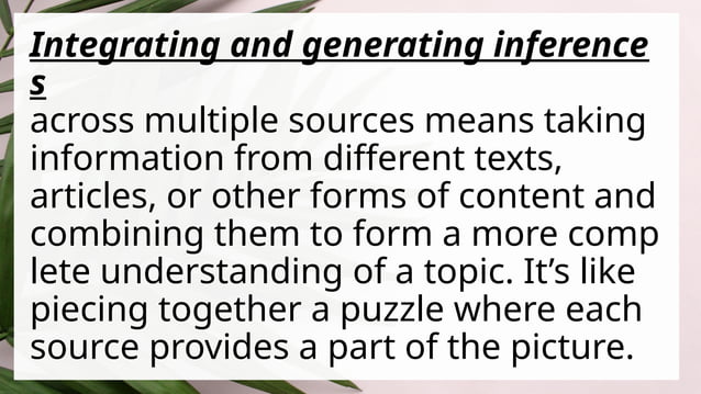 INTEGRATING AND GENERATING INFERENCES ACROSS MULTIPLE SOURCES.pptx