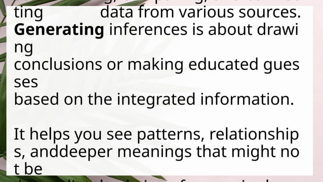 INTEGRATING AND GENERATING INFERENCES ACROSS MULTIPLE SOURCES.pptx