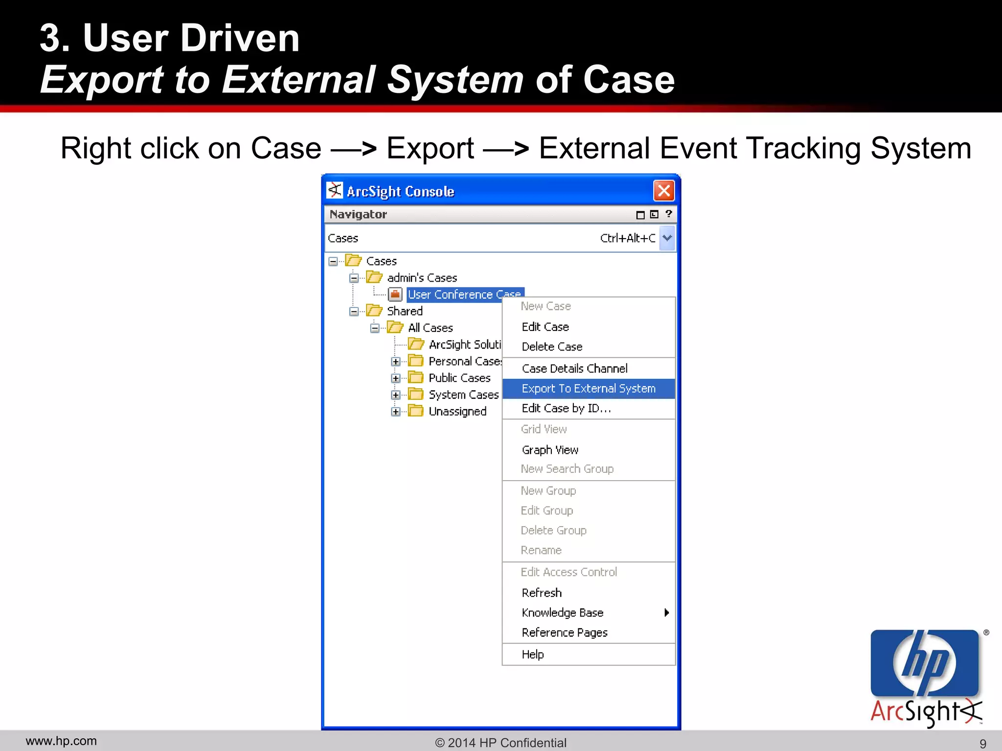 Integrating ArcSight with Enterprise Ticketing Systems.ppt