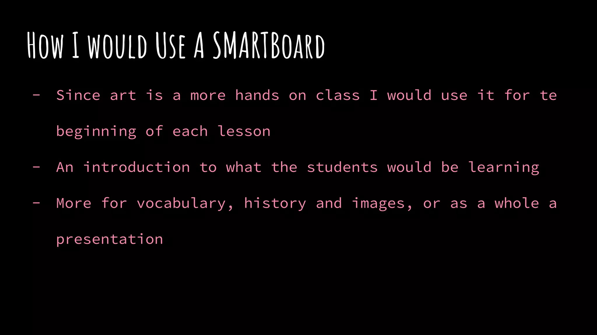 Integrating art lessons with a smart board | PDF | Arts and Crafts ...
