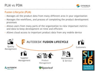 Integrating Autodesk Vault to PLM – Rodney Coffey, Razorleaf & Scott ...