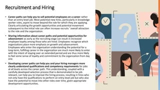 Integrating Career Paths into HR Practices | PPT