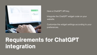 Integrating ChatGPT with Your Website | PDF