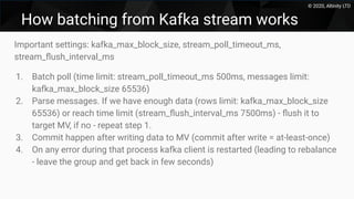 Fast Insight from Fast Data: Integrating ClickHouse and Apache Kafka | PPT