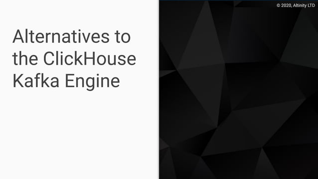 Fast Insight From Fast Data Integrating Clickhouse And Apache Kafka Ppt