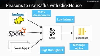 Fast Insight from Fast Data: Integrating ClickHouse and Apache Kafka | PPT