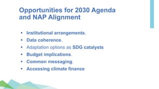 NAP-Ag Webinar - Integrating Climate Change Risks into Planning and ...