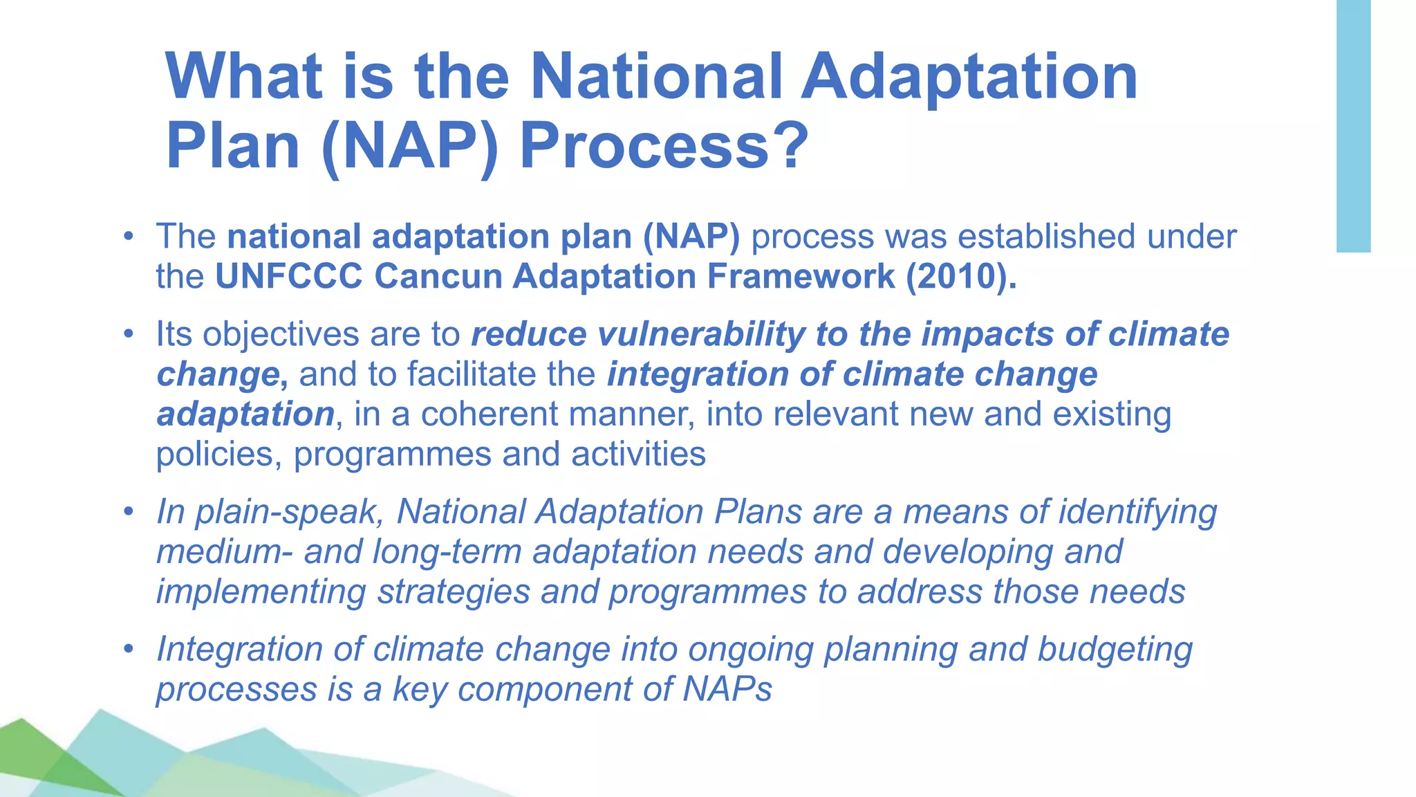 Integrating climate change risks into planning and budgeting | PPTX