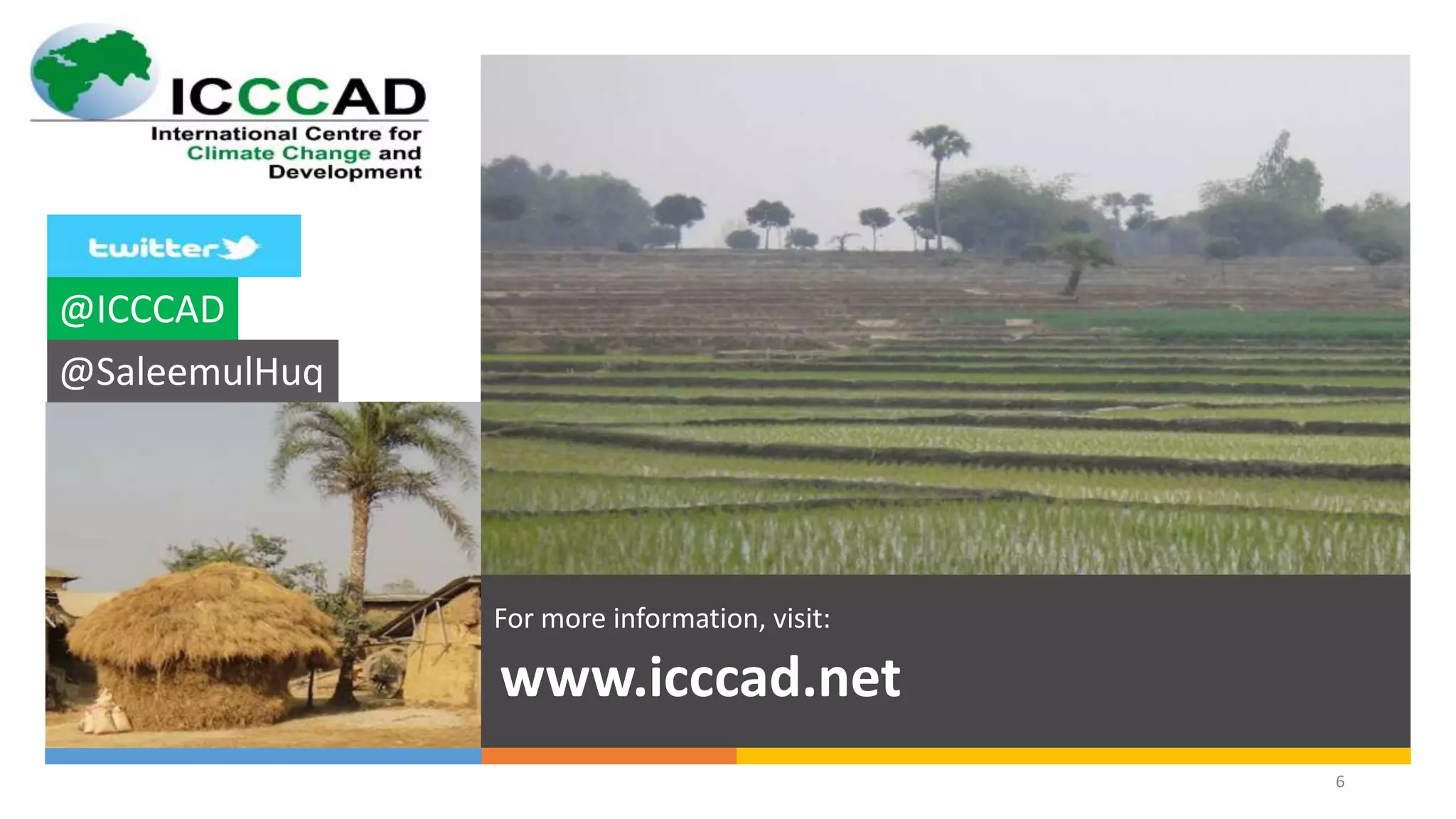 Integrating climate change risks into planning and budgeting in ... Integrating climate change risks into planning and budgeting in ...